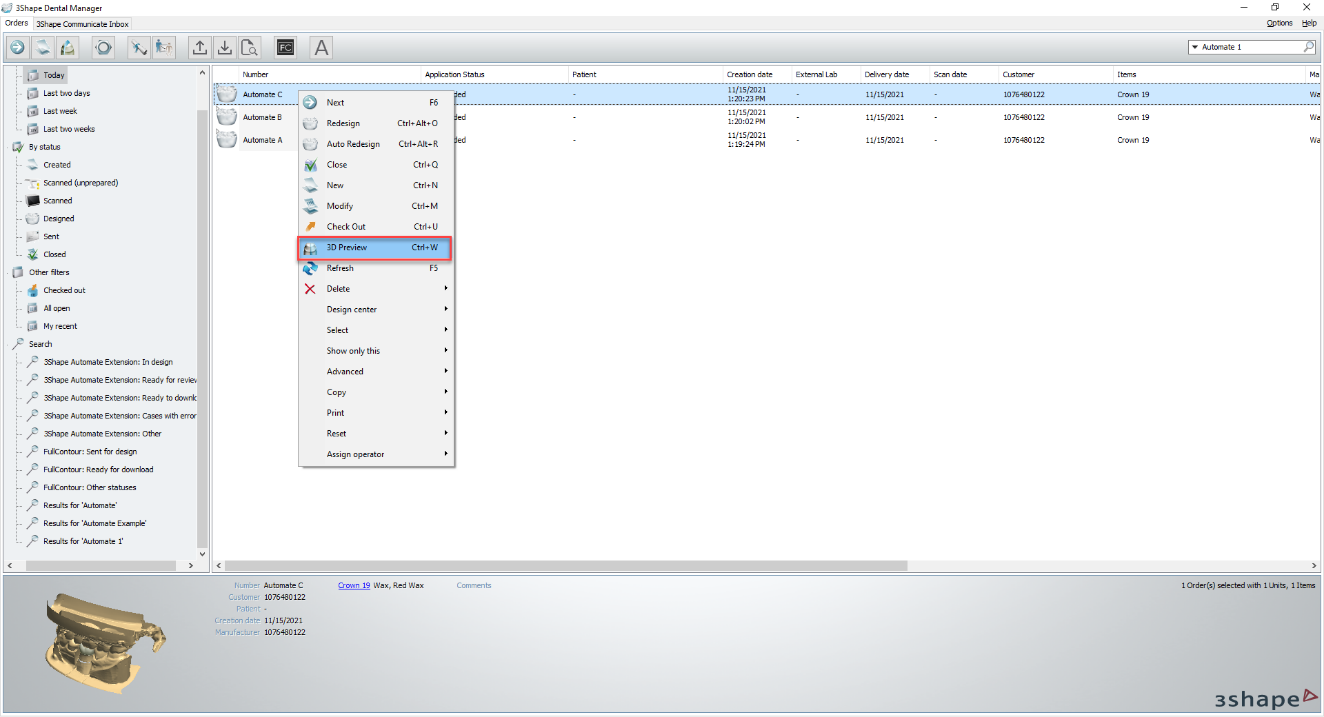 3Shape Automate - How to Upload, Download & Edit a 3Shape Automate ...