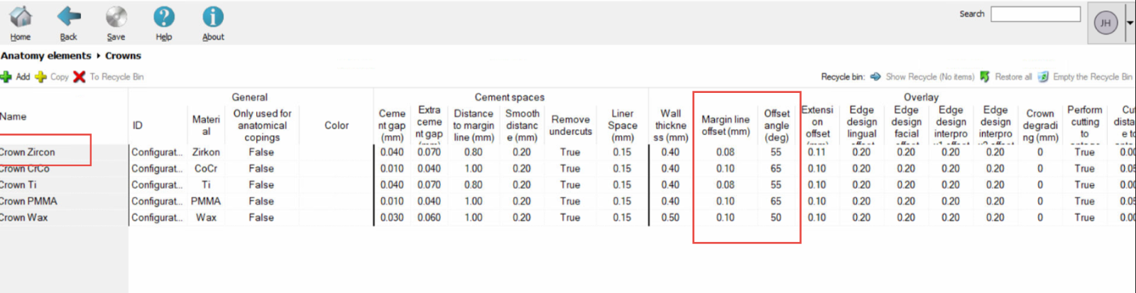 3Shape Automate – How to change the material settings for 3Shape Dental ...