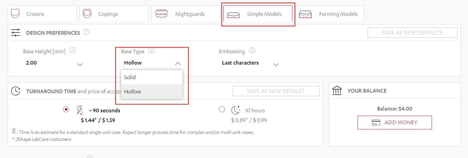 3Shape Automate - Hollowed Model Error – 3Shape Design Services