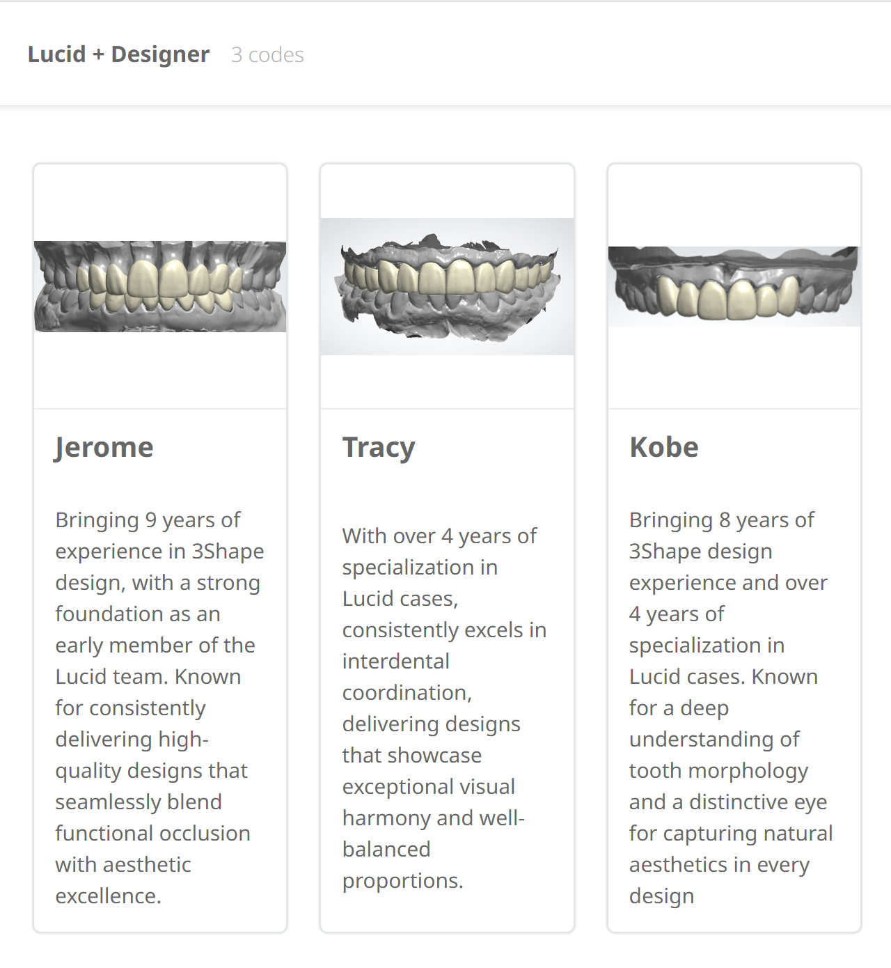Crown and Bridge - Sending a LUCID+ Case to the 3Shape Design Service ...