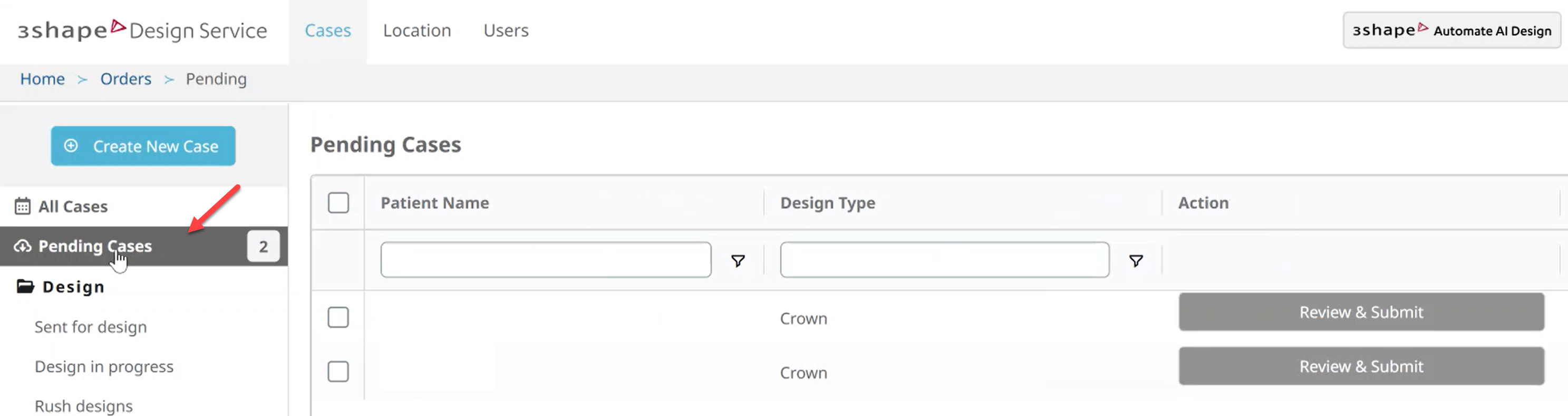 Clinic Support - How to send a Case to 3Shape Design Services – 3Shape ...